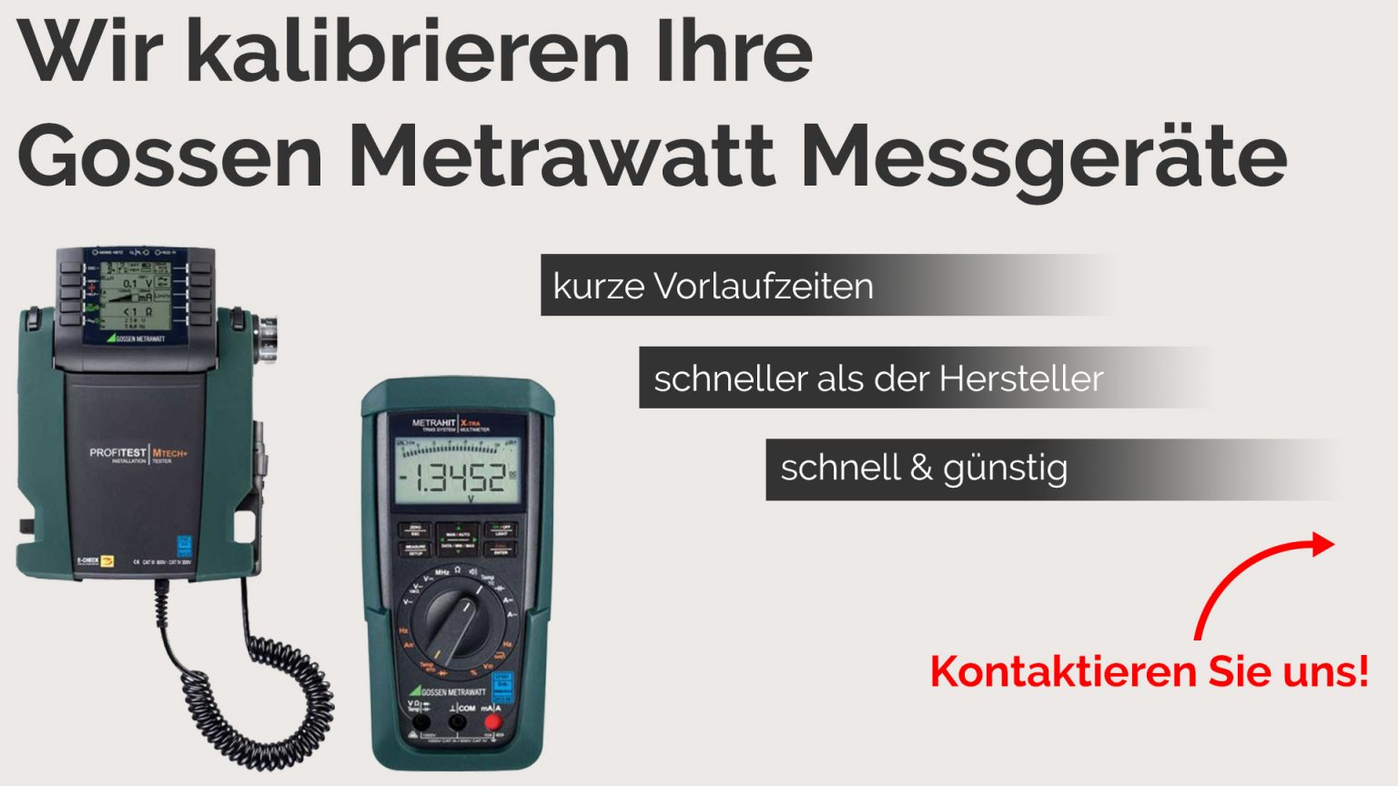 Gossen Metrawatt Kalibrierung